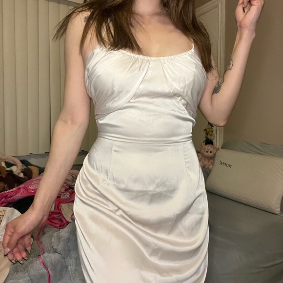 Missguided | Dresses | Missguided Satin Maxi Dress | Poshmark